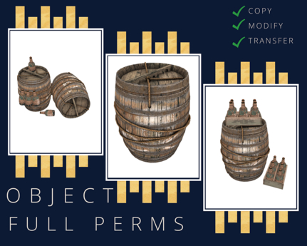 Second Life Marketplace - [ Object ] - Realistic Barrel